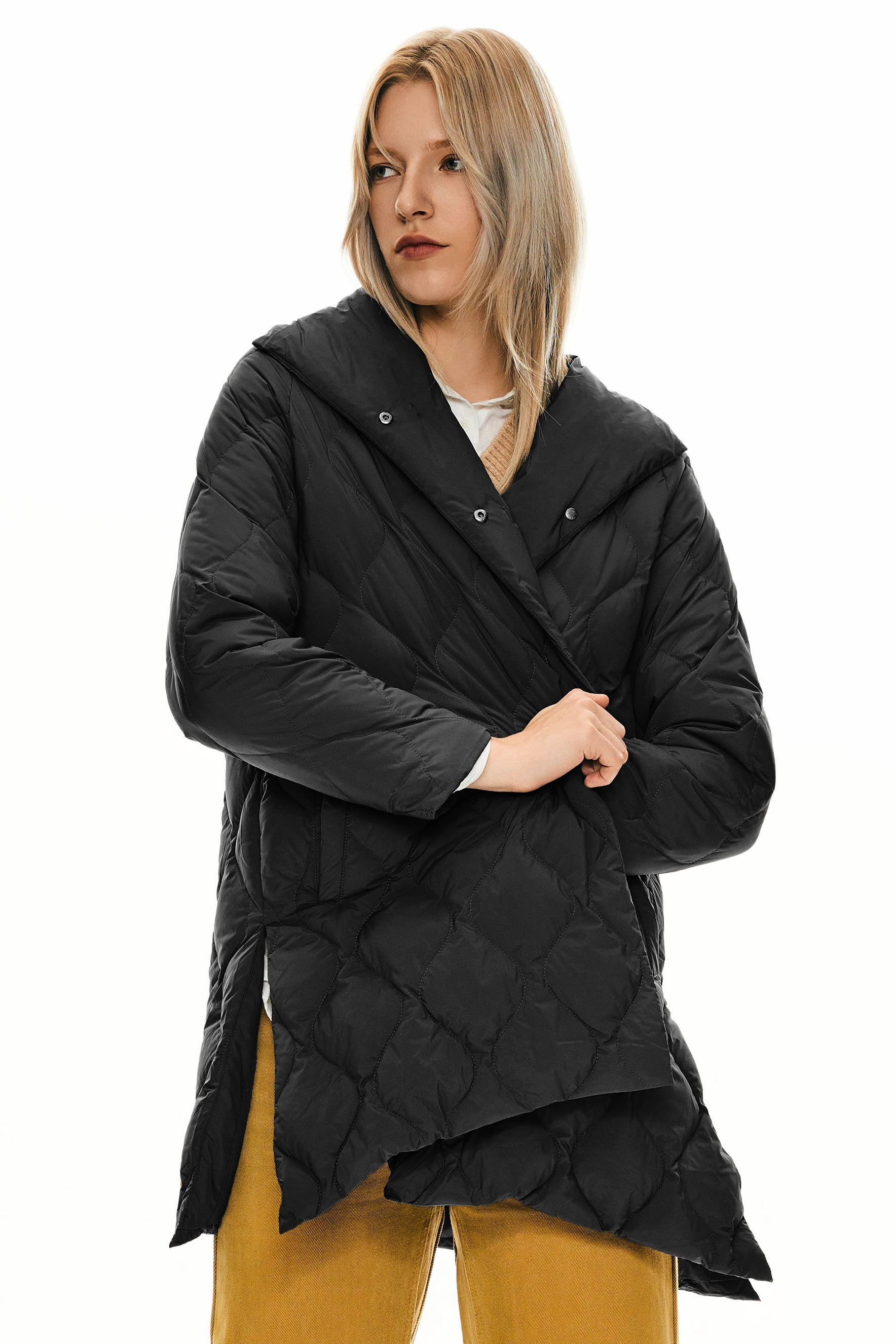 Orolay Women's Lightweight Long-Sleeve Down Puffer Jacket