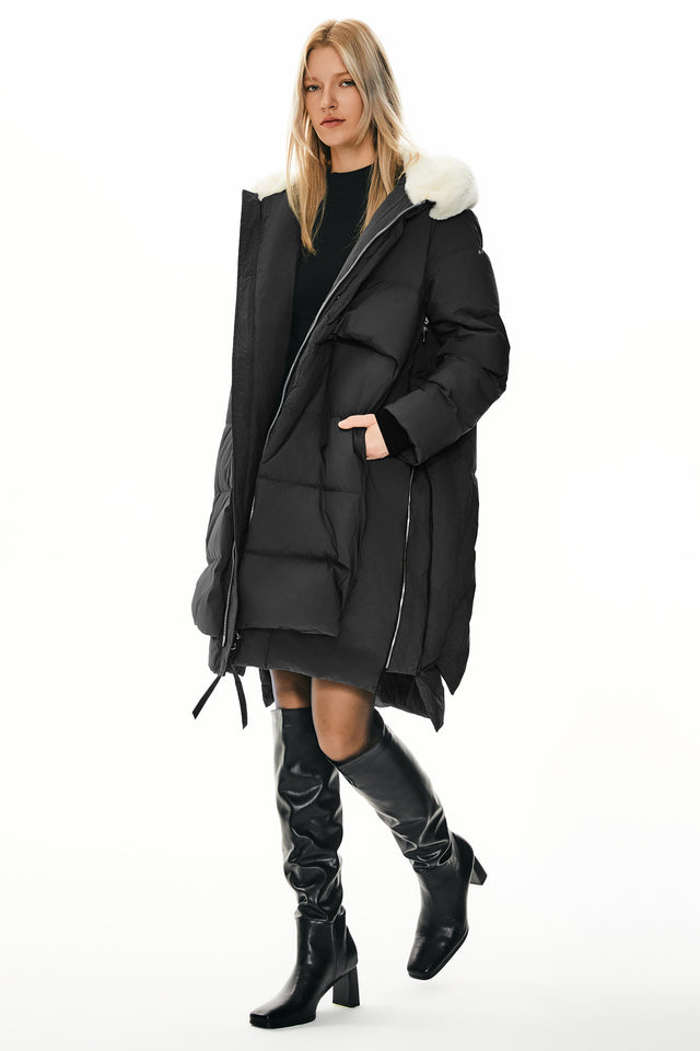 Orolay Women's Long Winter Puffer Jacket