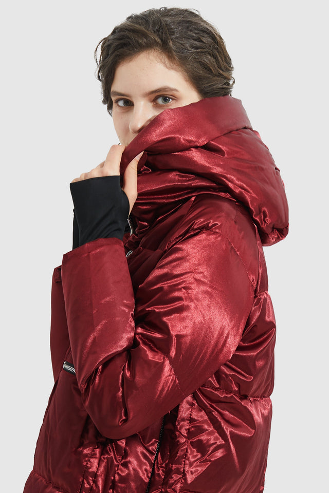 Orolay Women's Shiny Puffer Down Coat