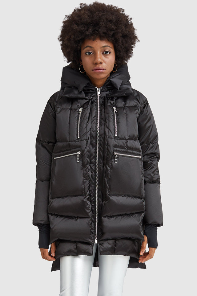 Orolay Women's Shiny Puffer Down Coat