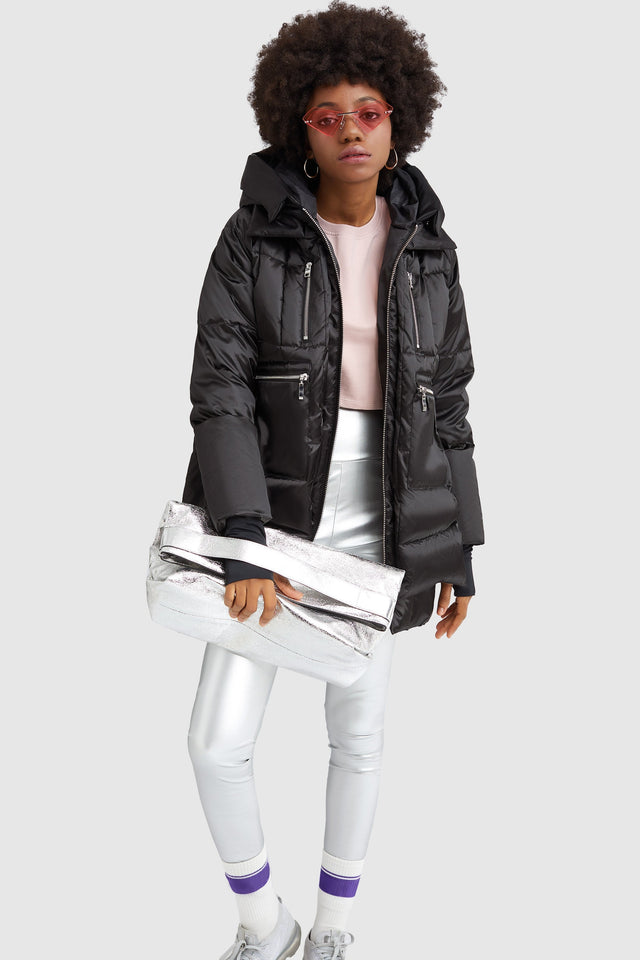 Orolay Women's Shiny Puffer Down Coat