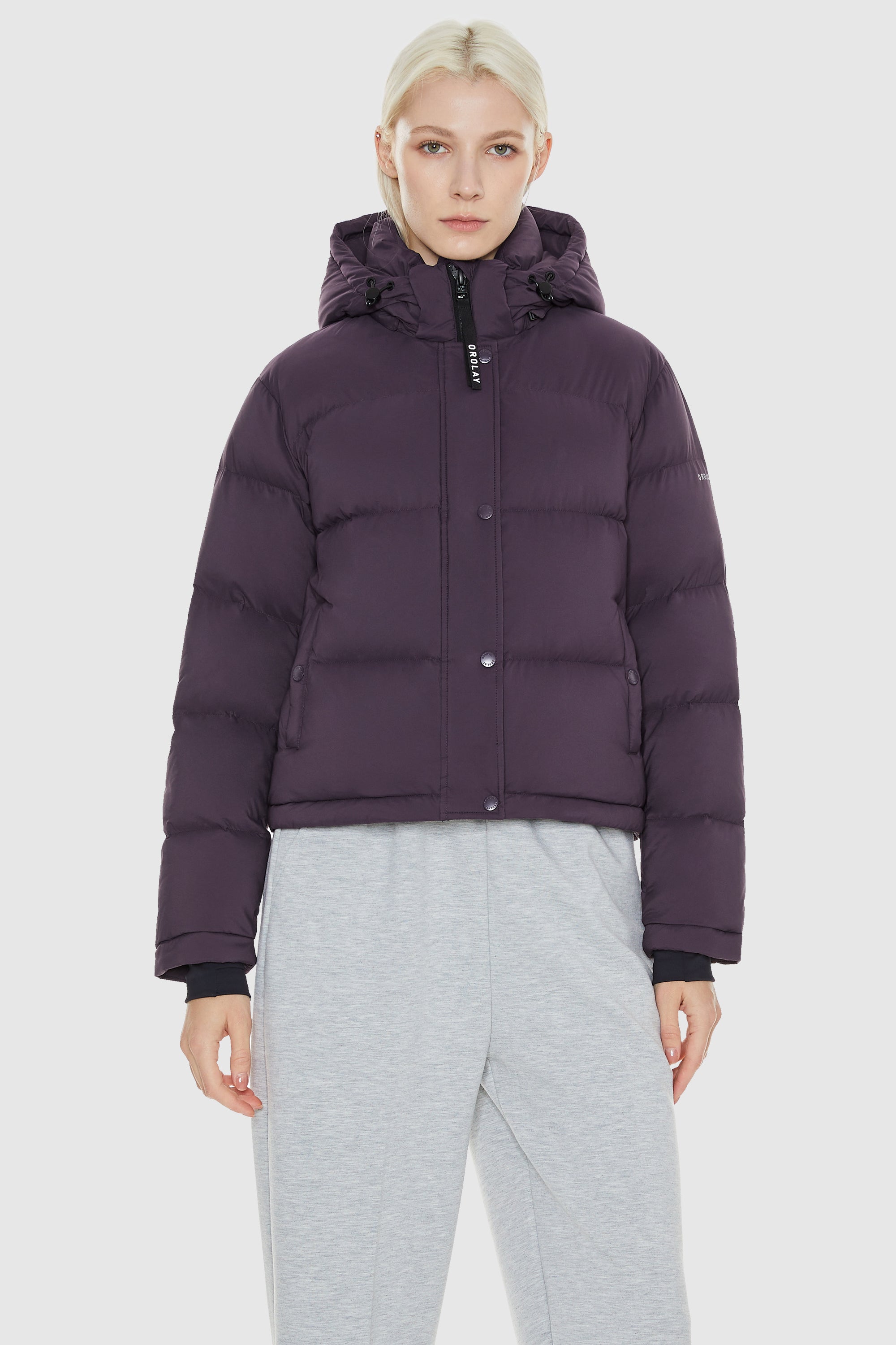 Orolay Women's Aurora Cropped Lightweight Therminal Puffer Jacket