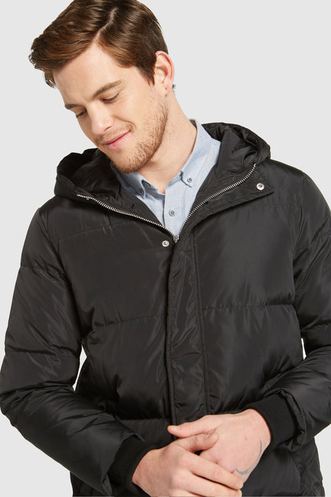Orolay Men's Knee Length Thickened Down Jacket