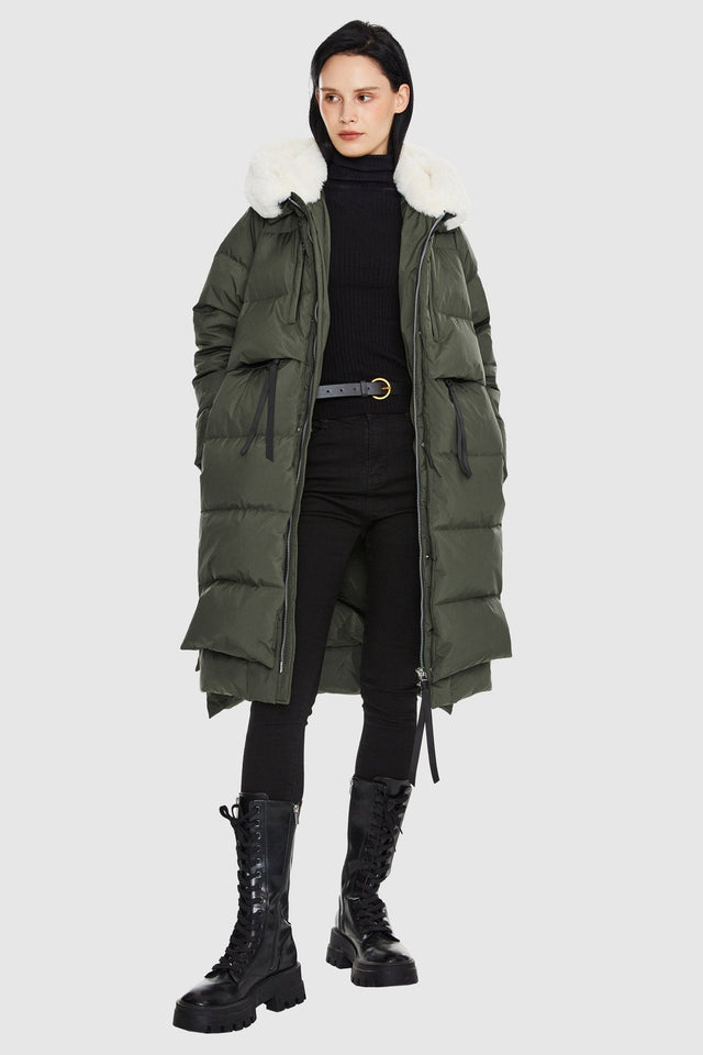 Orolay Women's Long Winter Puffer Jacket