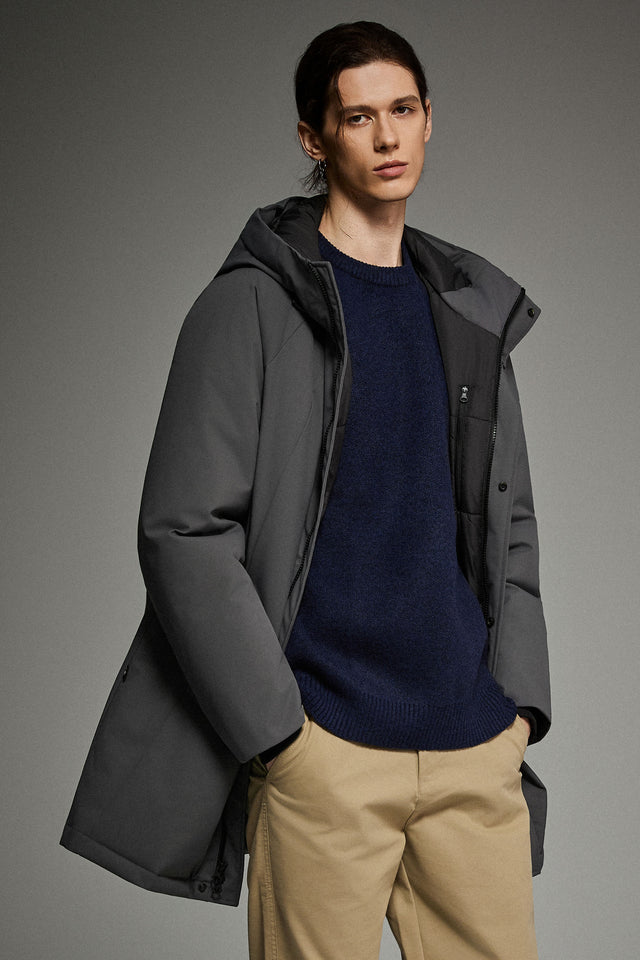 WeatherGuard Mid-Length Hooded Parka Jacket – Orolay