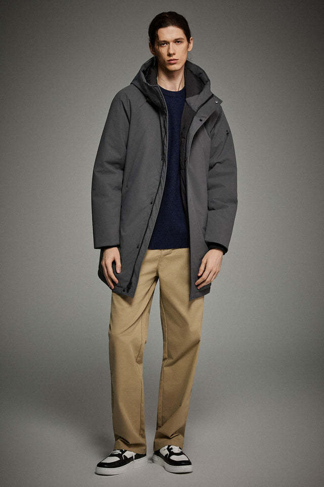WeatherGuard Mid-Length Hooded Parka Jacket – Orolay